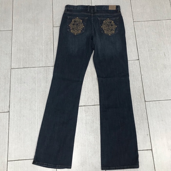 Disney | Jeans | Rare Htf Disney Embroidered Mickey Mouse Jeans Sz8 ...